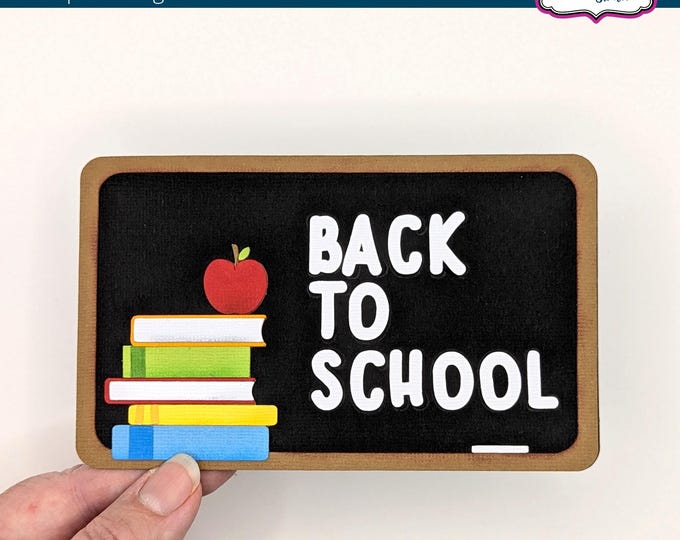 Fourth Grade Scrapbooking Die Cut, School Scrapbook Title, Layered ...