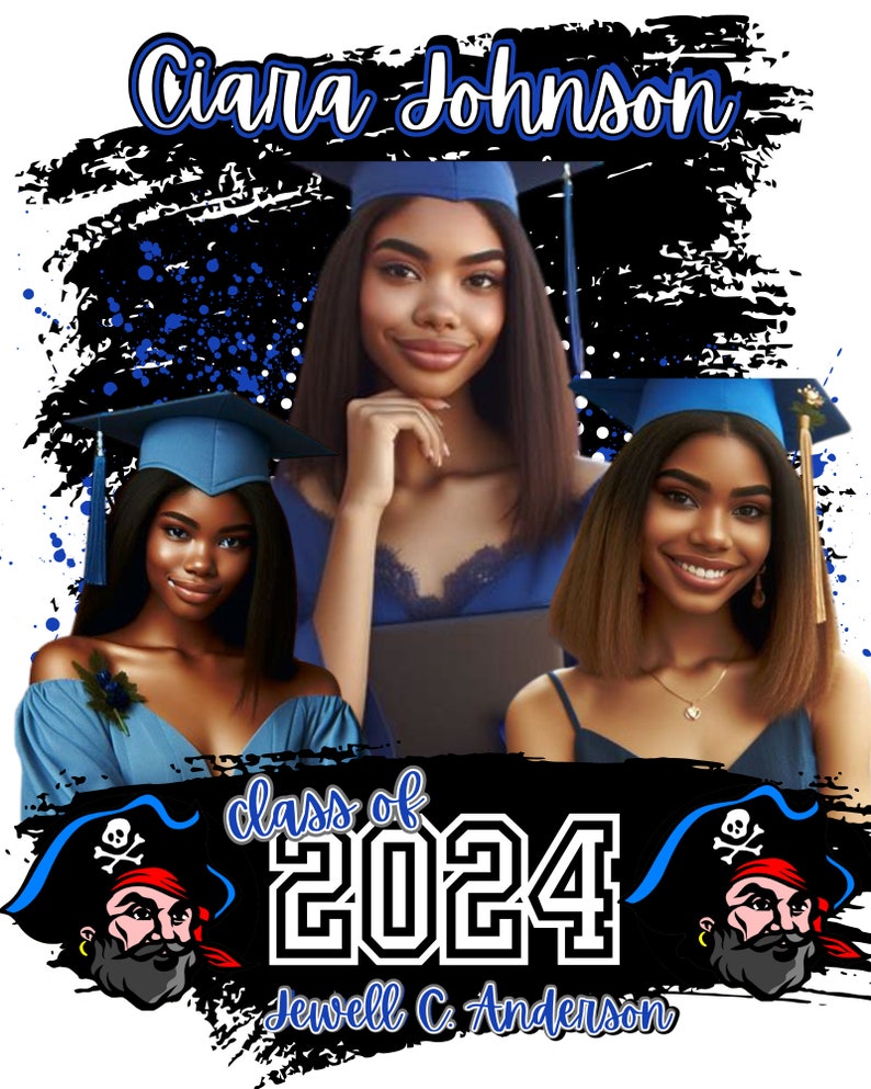 Editable Grad Designs, Two Template Designs - Etsy