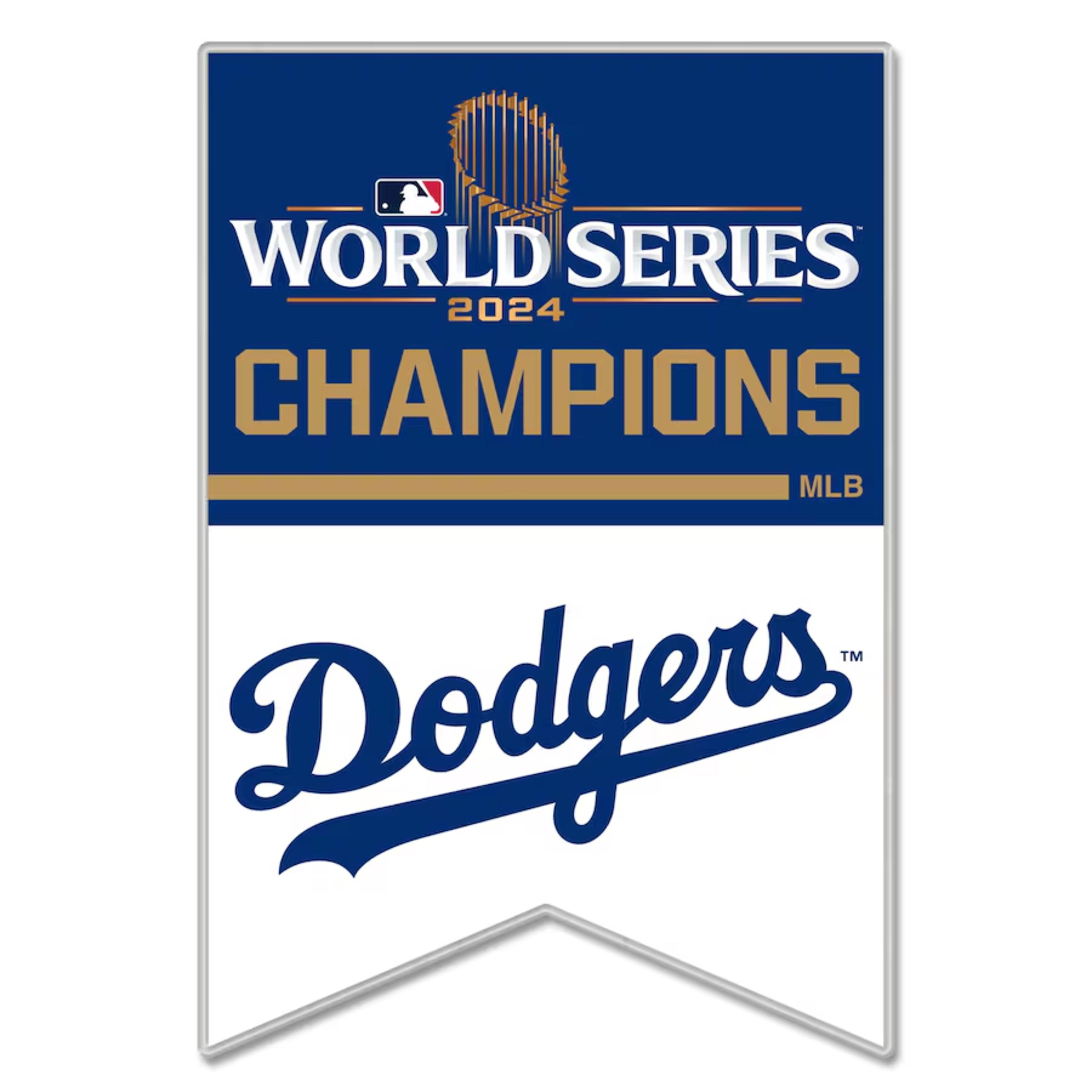 Los Angeles Dodgers 2024 World Series Champions Banner Sticker - Etsy