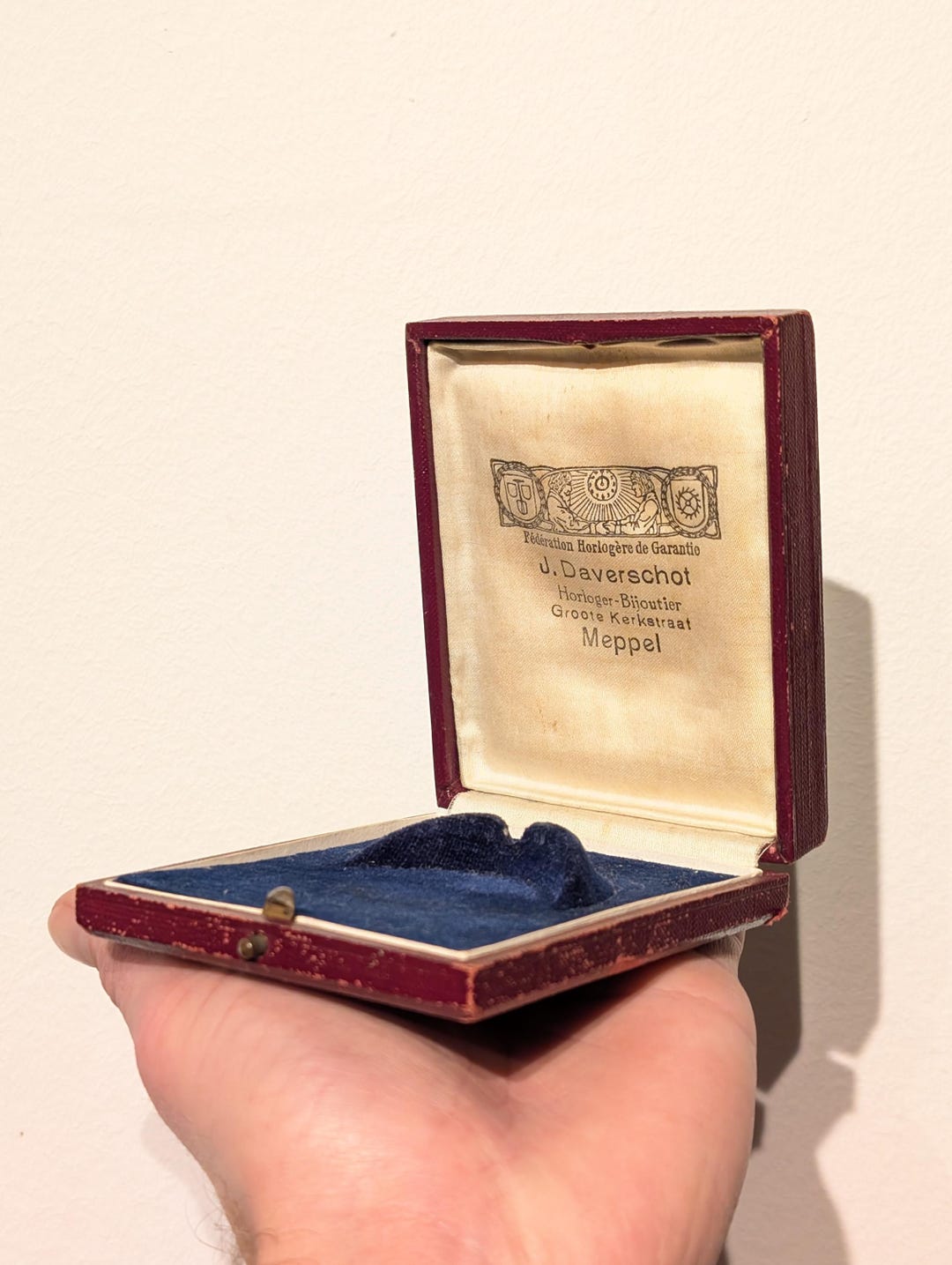 Nice Antique Pocket Watch Presentation Box From European Jeweler - Etsy