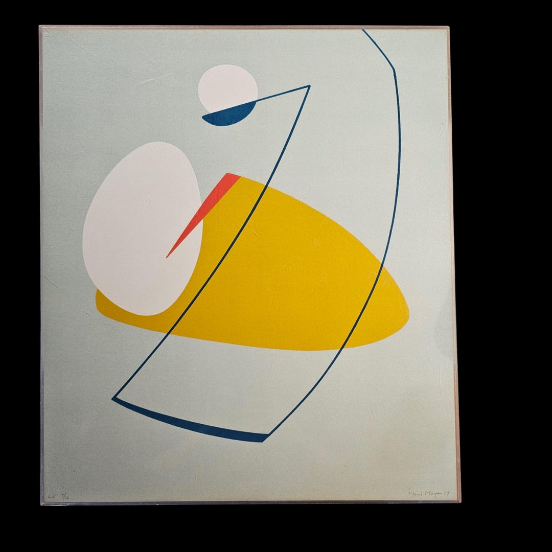 Maud Morgan Limited Edition (9/13), Signed, Dated (1969) Lithograph in ...
