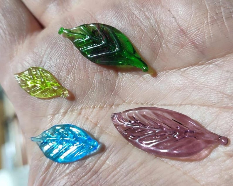 Handmade Lampwork Glass Tool Set | Leaf Masher & Graphite Mold - Etsy
