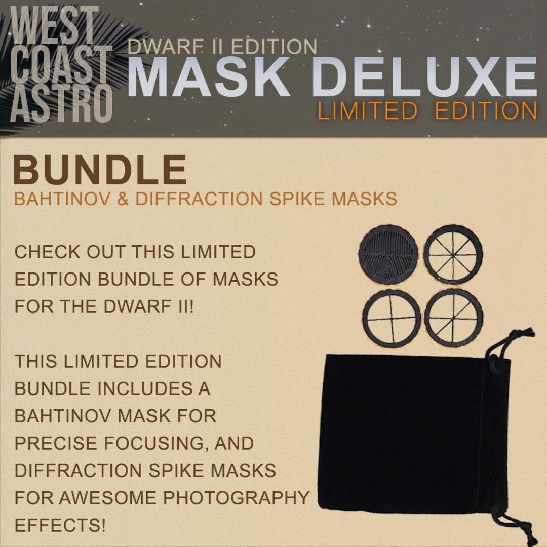 DWARFLAB DWARF II - Mask Deluxe Limited Edition Bundle (bahtinov ...