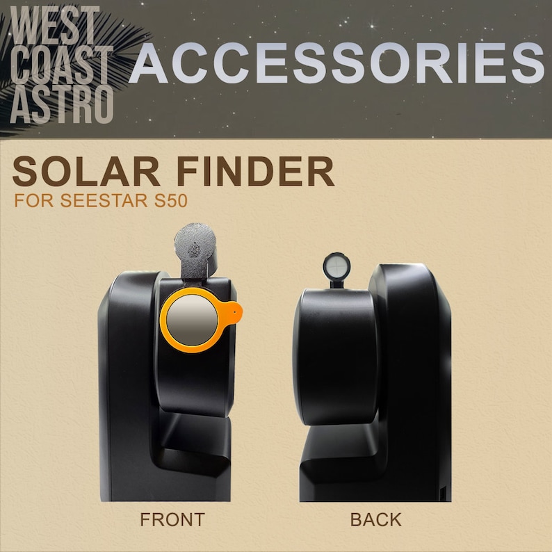 ZWO Seestar S50 - Solar Finder - Etsy