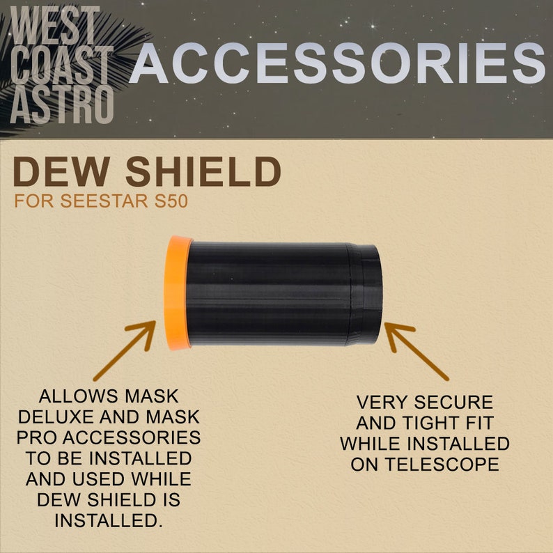 ZWO Seestar S50 - Dew Shield - Etsy