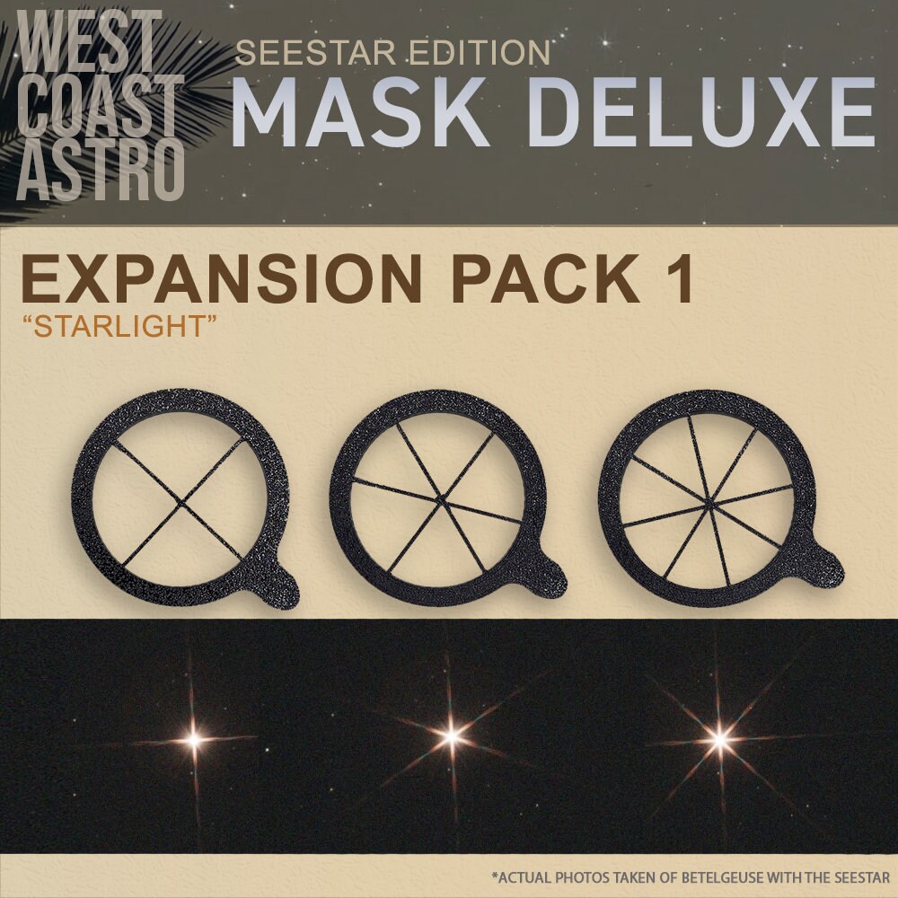 ZWO Seestar S50 Mask Deluxe Expansion Pack 1 diffraction Spike Masks - Etsy