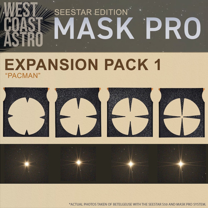 ZWO Seestar S50 - MASK PRO System Expansion Pack 1 (diffraction Spike ...