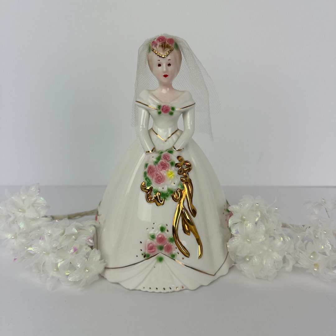 Vintage Josef Originals Bride Figurine Ceramic Bridal Collectible With ...