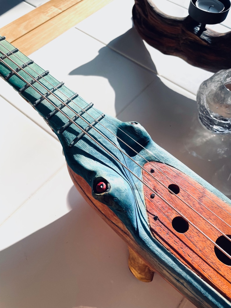 4 String Instrument, "the Gar-tar" Made of Aspen, Mahogany. Fun ...