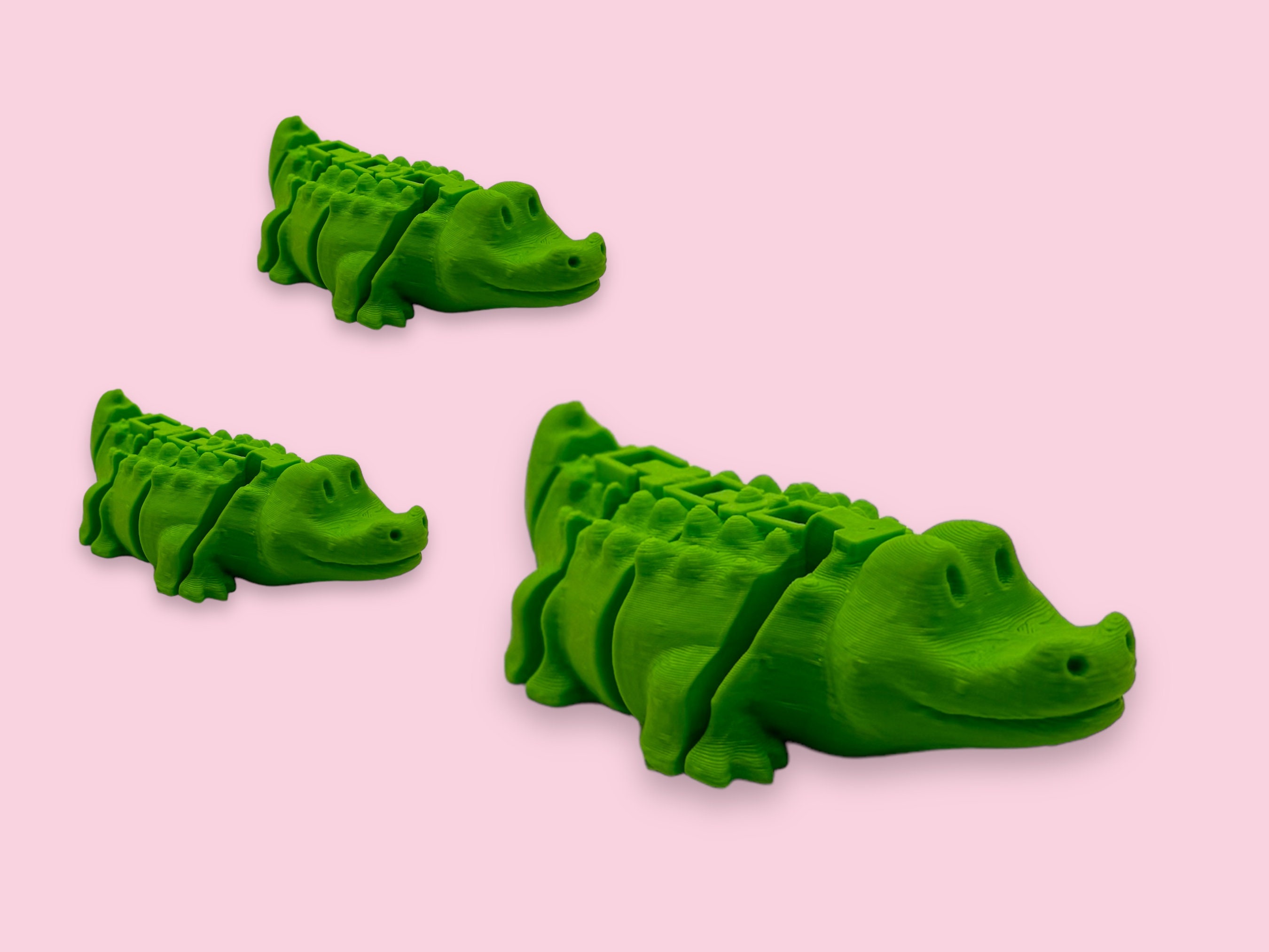 Articulated Cute Crocodile Fidget Toy Crocky and Crockies - Etsy