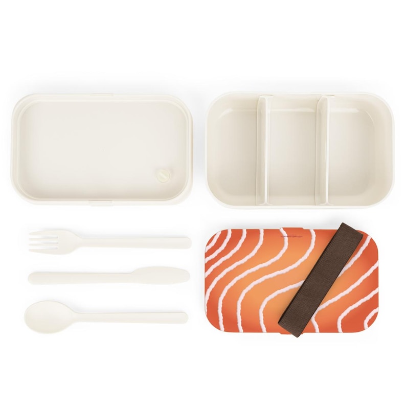 Salmon Sake Nigiri Bento Lunch Box - Sushi Roll Sashimi Inspired ...