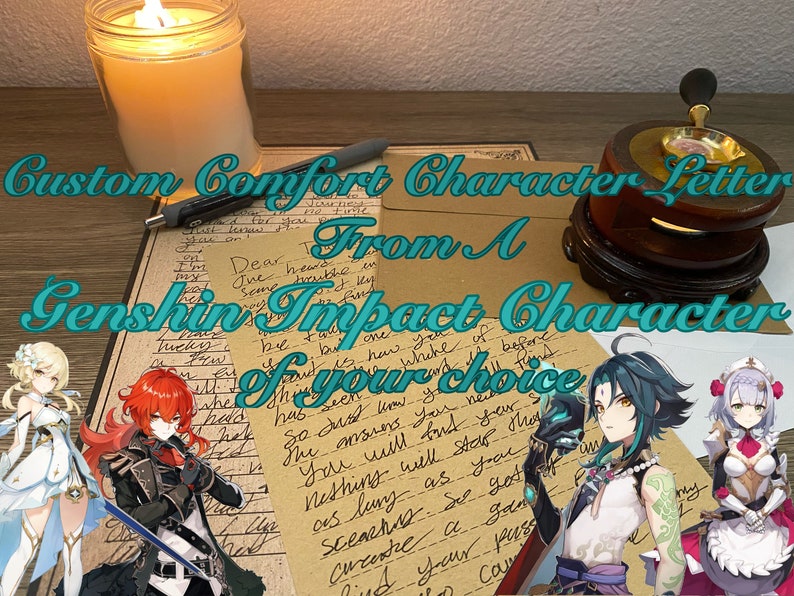 Handwritten Comfort Character Letter From A Genshin Impact Character of ...