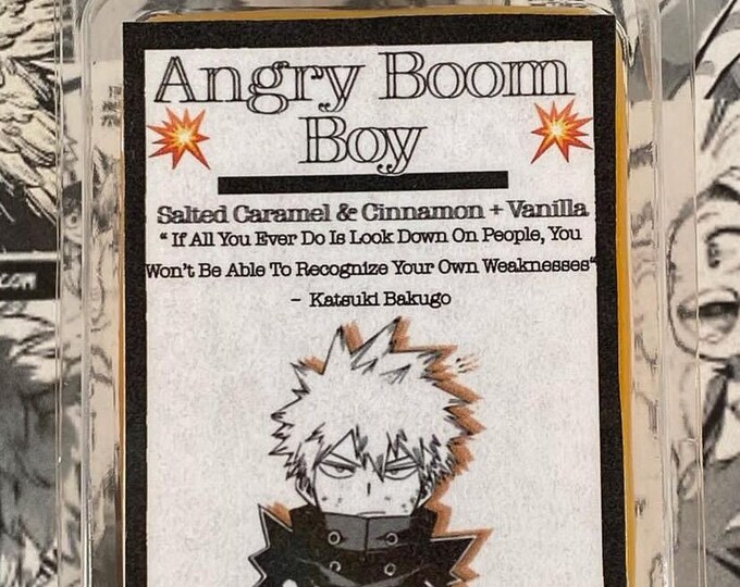 Angry Boom Boy || Katsuki Bakugo || MHA || Handmade Anime Waxmelt ...