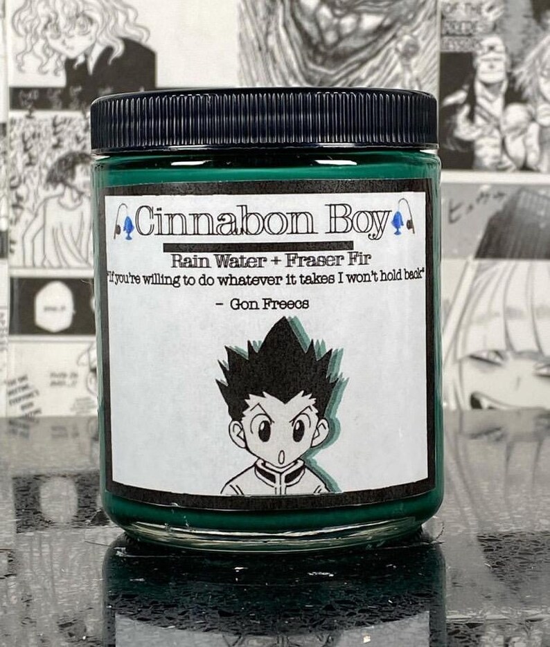 Cinnabon Boy || Gon Freece || Hxh || Handmade Anime Candle || 8oz ...