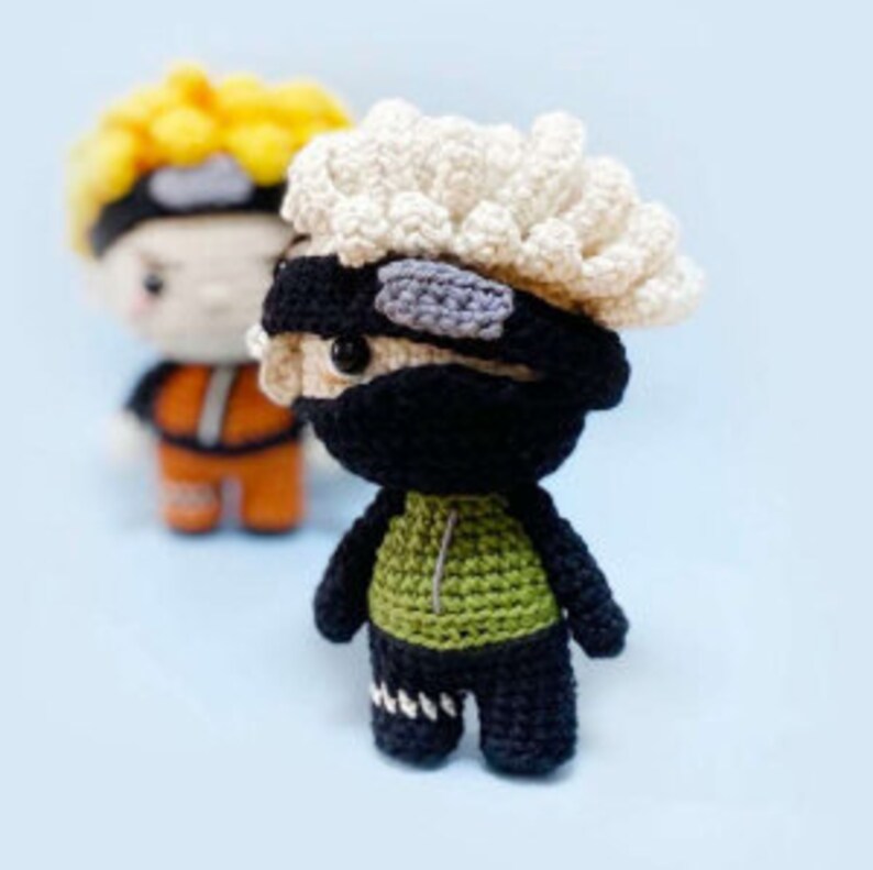 Kakashi Hatake Amigurumi Crochet Pattern, Lightning Ninja Naruto ...