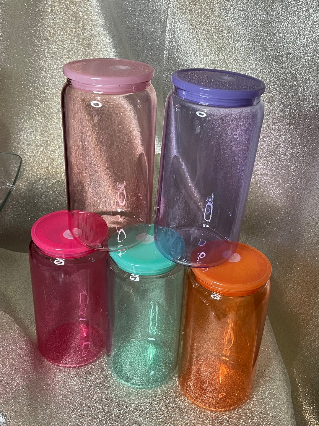 16oz. Jelly Colored Cups - Etsy