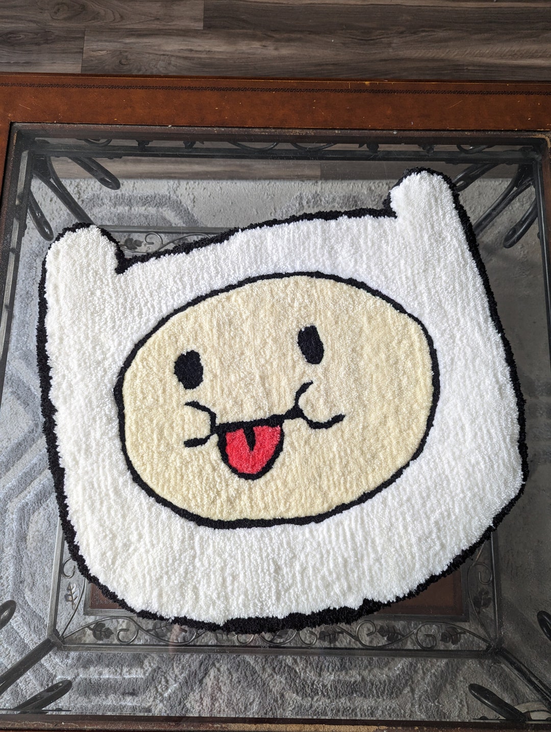 Adventure Time Rug (finn the Human) Hand-made - Etsy