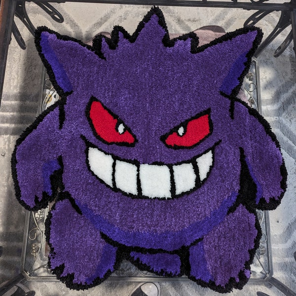 Gengar Rug - Etsy