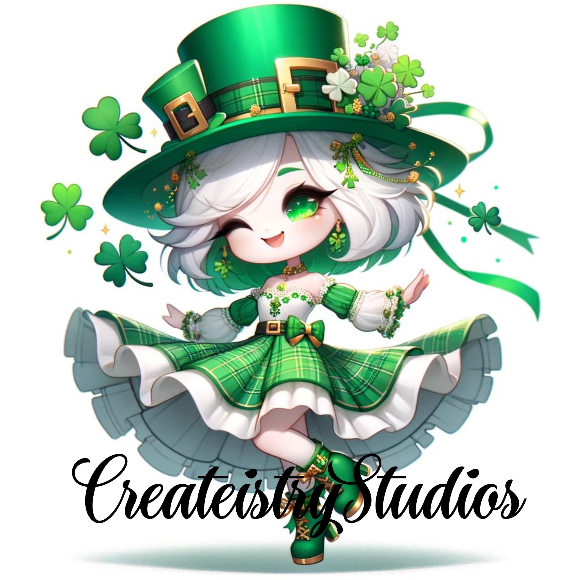 Bundle Chibi Doll St. Patrick's Day Chibi St. Patrick's Day Collection ...
