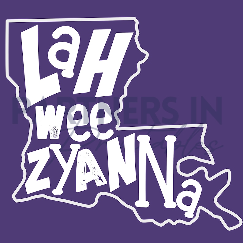 Lahweezyana Louisiana Lah Weezy Ana PNG - Etsy