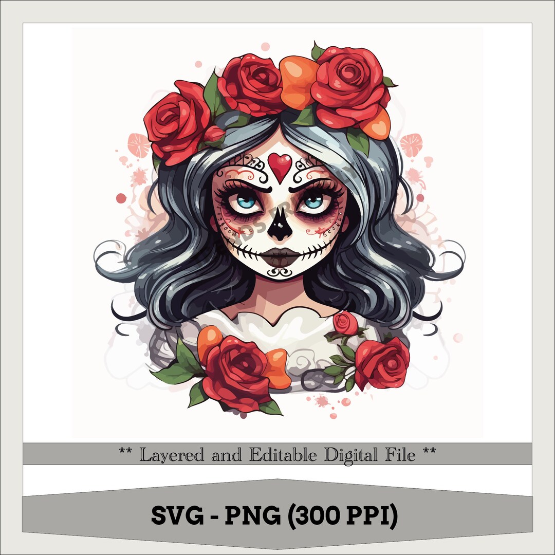 Day of the Dead, La Catrina, De Los Muertos, Floral Women, Floral Sugar ...