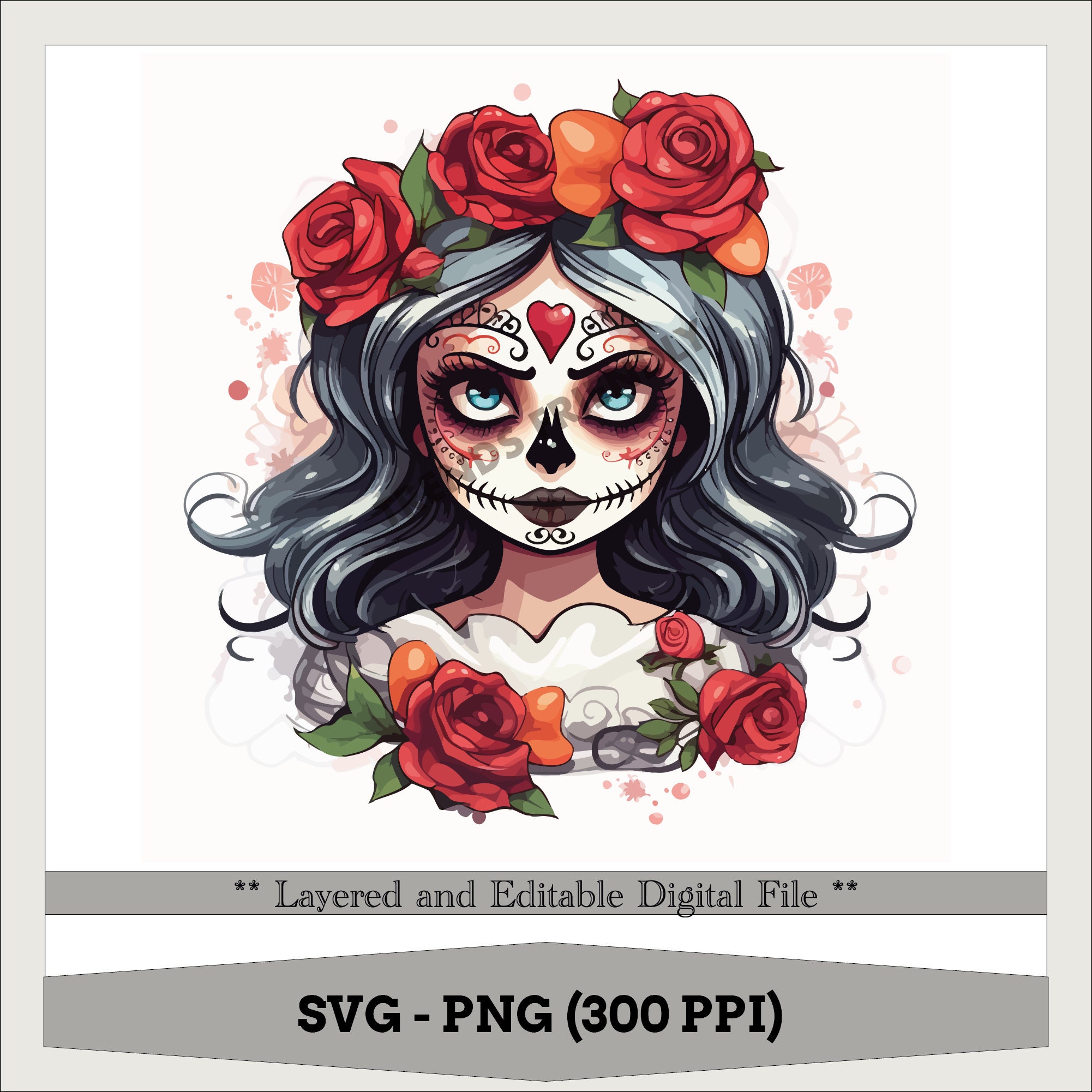 Day of the Dead, La Catrina, De Los Muertos, Floral Women, Floral Sugar ...