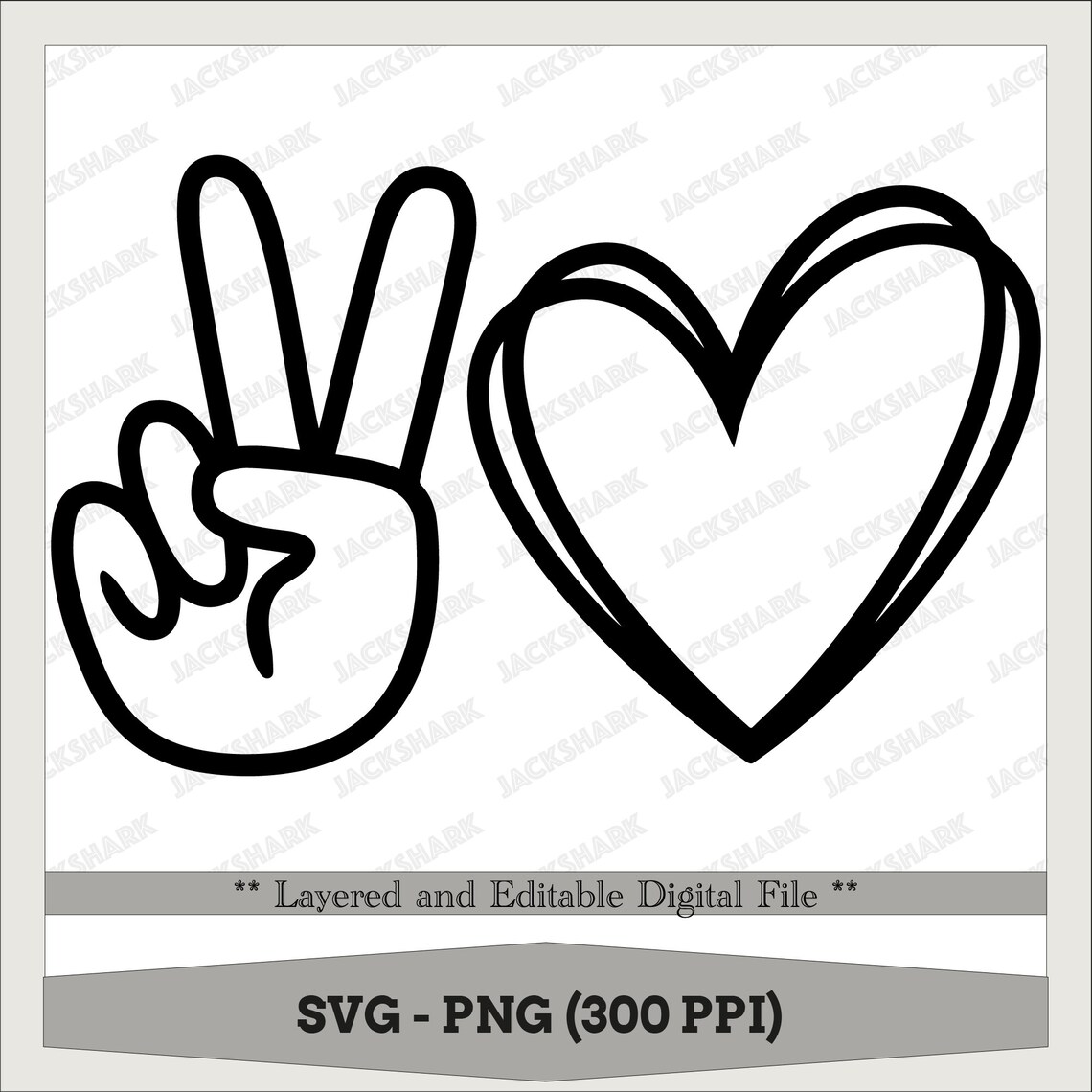 Peace and Love, Peace Hand, Peace Sign, Hand Drawn Heart, Open Heart ...