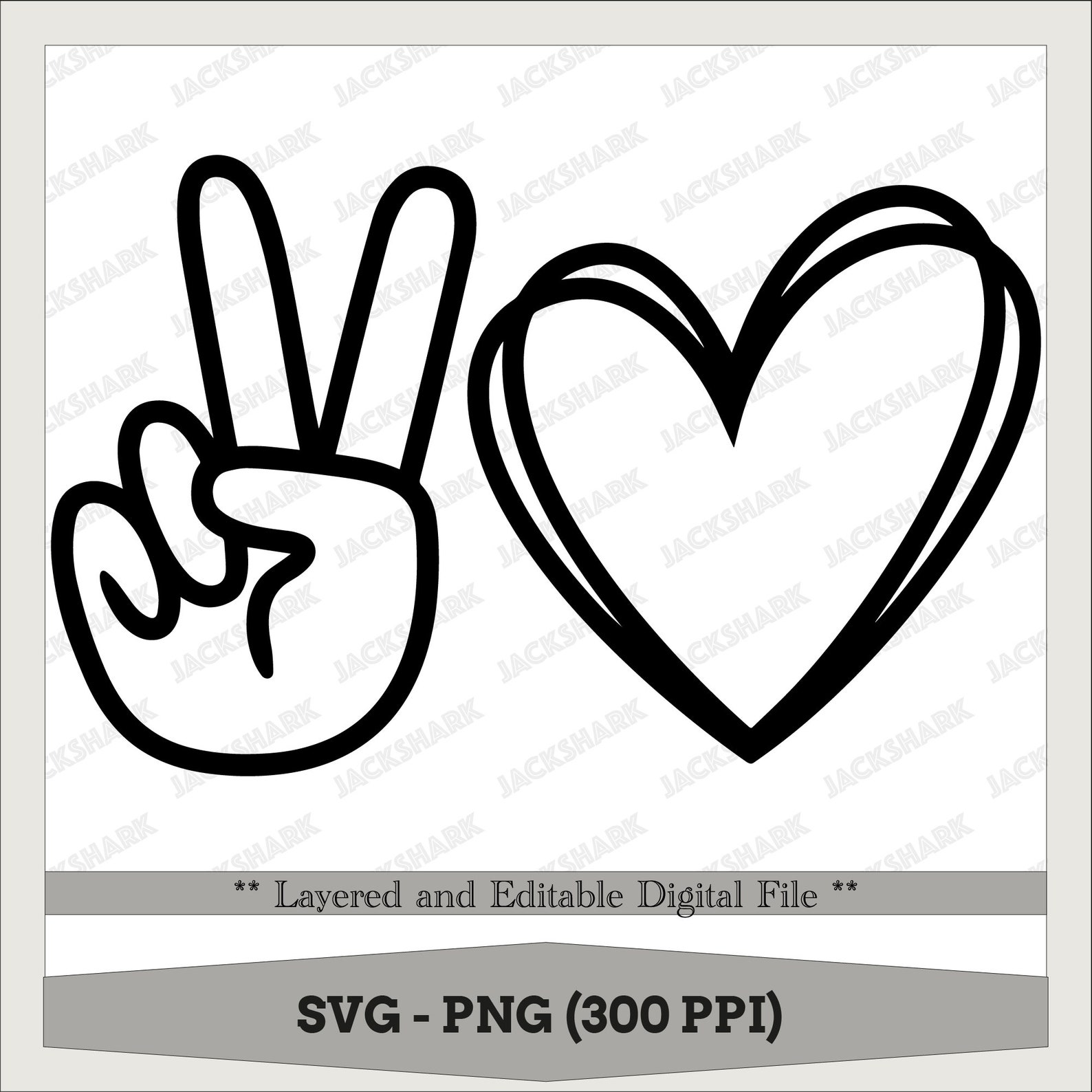 Peace and Love, Peace Hand, Peace Sign, Hand Drawn Heart, Open Heart ...