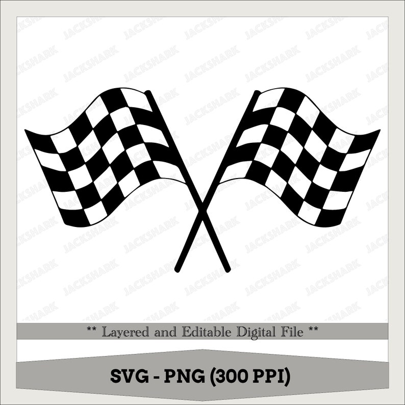 F1 Racing Finish Flag, Silhouette Decal (SVG PNG) - Etsy