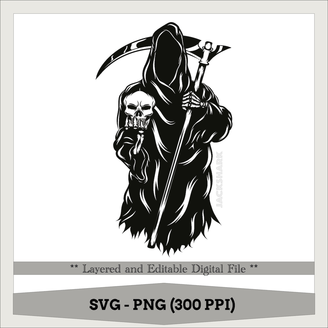 Skull Grim Reaper Skull Death Sickle Evil Kill Killer Grim Horror Ghost ...