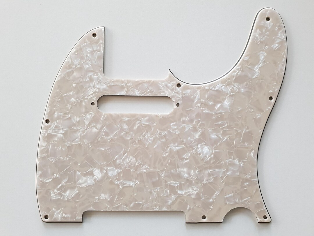 Custom Telecaster Pickguards 8 Hole Fender Size Pearl & Vintage Style ...