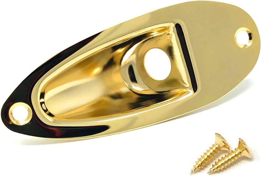 Stratocaster Jack Plate Custom Handmade Gold,chrome,nickel,black - Etsy