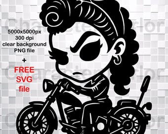 Motorbike Cartoon SVG Motorcycle Vector Graphic PNG File Format ...