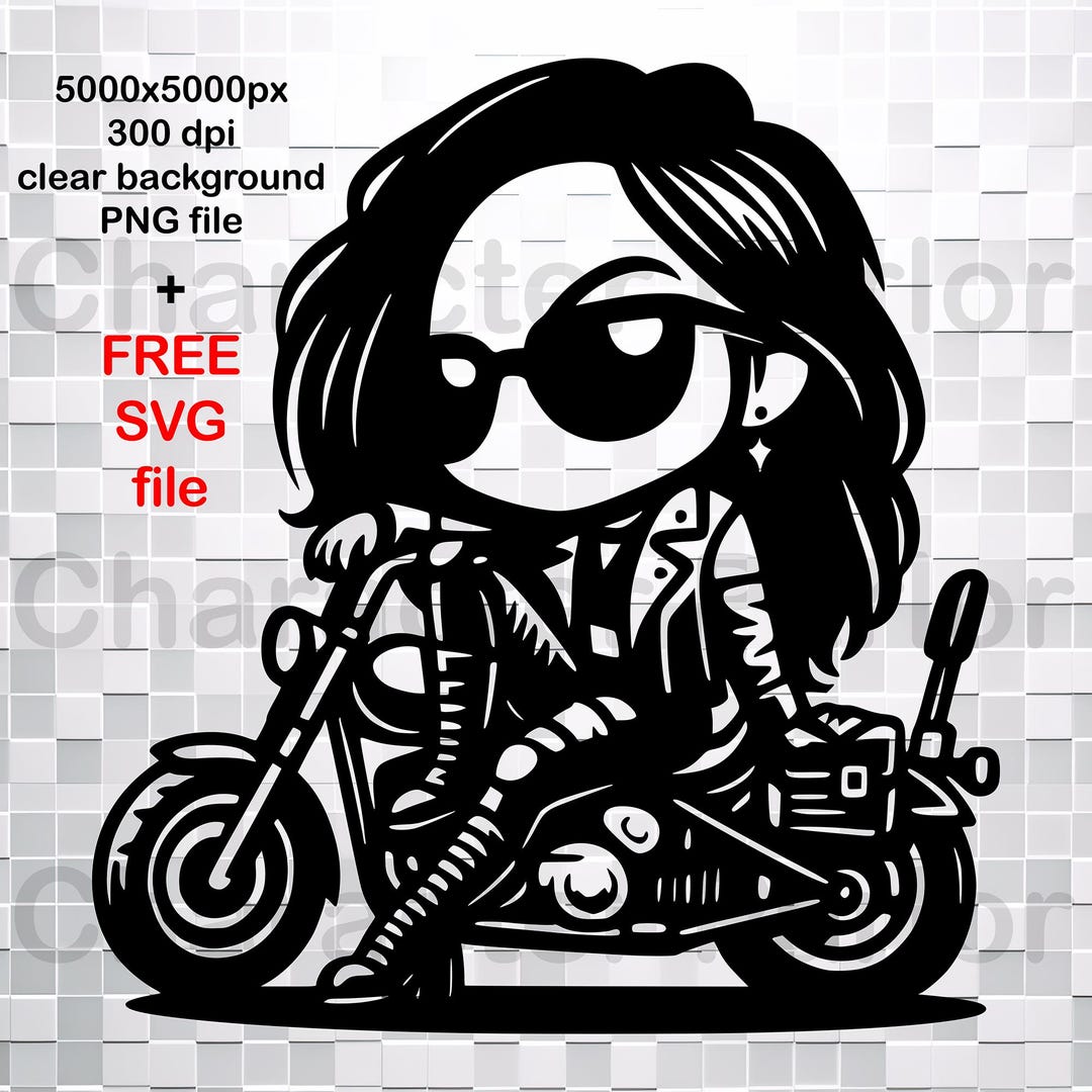 Motorbike Cartoon SVG Motorcycle Vector Graphic PNG File Format ...