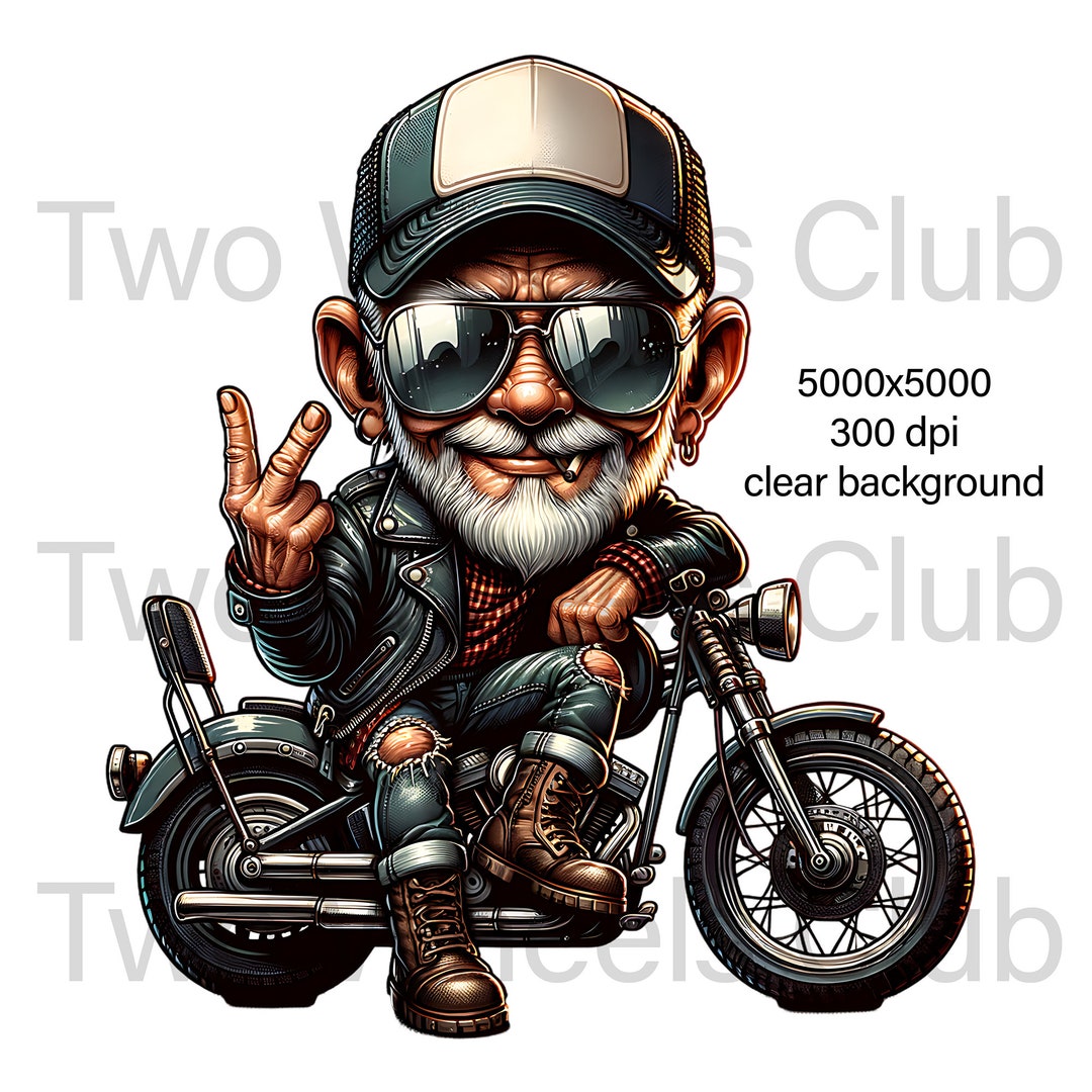 Boomer Biker Cartoon, Funny Shirt Design, Old Motorcycle Rider ...