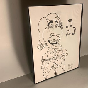 Tiny Tim Caricature, Size: 8.5x11, B&W - Etsy