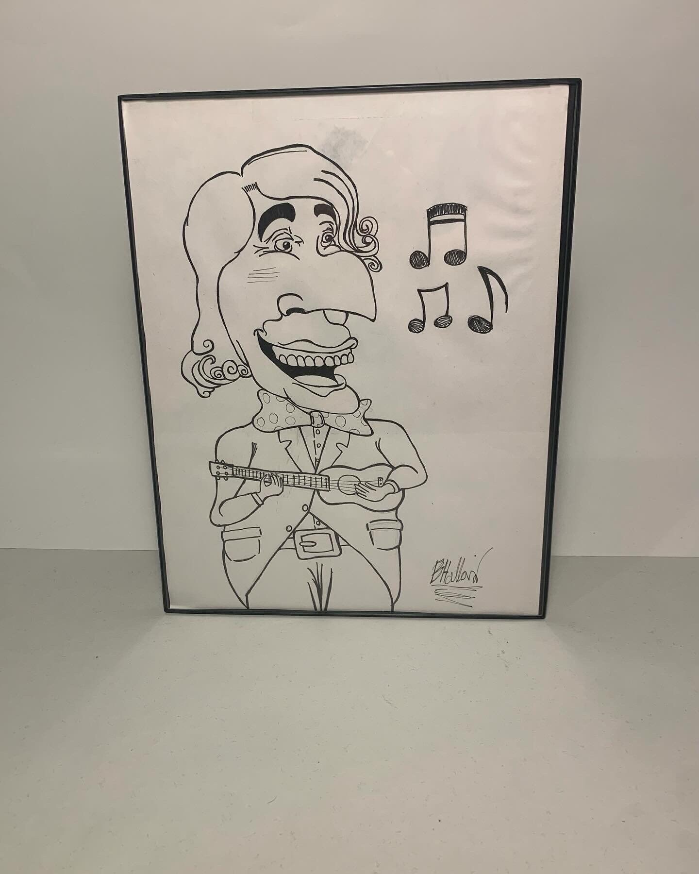Tiny Tim Caricature, Size: 8.5x11, B&W - Etsy