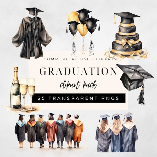 Graduation Clip Art - Etsy