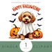 Happy Halloweenie Cavapoo Png, Dog Mom Gift, Cavapoo Lover, Halloween ...