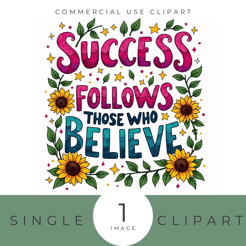 Success Follows Those Who Believe PNG, Motivating PNG, Positive Quotes ...