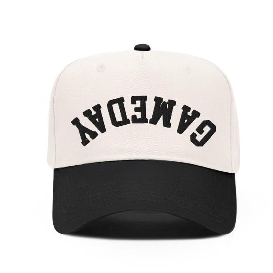 Upside Down Backwards “game Day” Hat – Trendy Baseball Cap for Sports ...