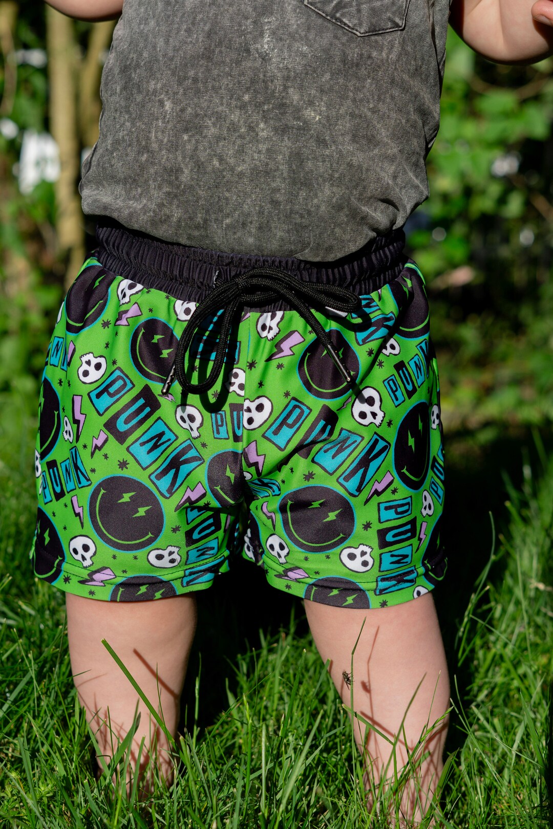 PUNK Boys Swim Trunks - Etsy