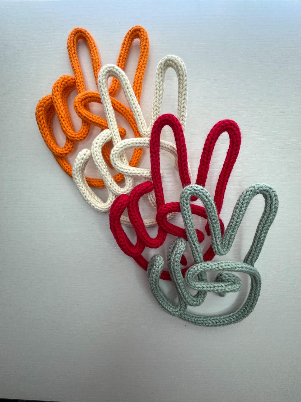 Knit Wire Peace Sign - Etsy