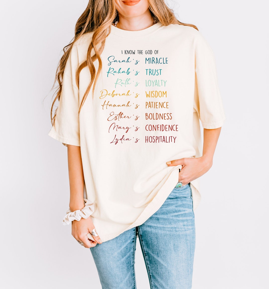 Women of the Bible T-shirt, Christian Women T - Etsy