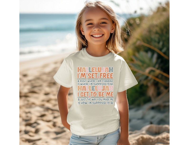 Hallelujah, I Get to Be Me, Forrest Frank youth Size Christian T-shirt ...