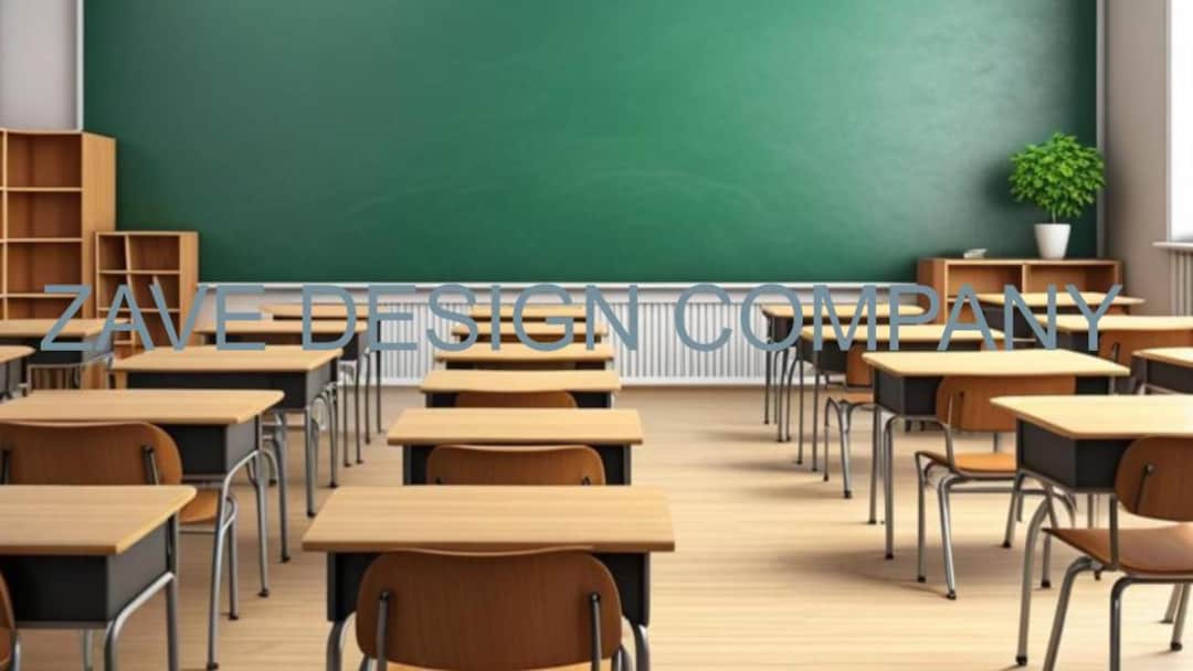 Virtual School Background for Meetings Zoom Background Virtual Office ...