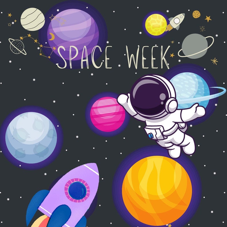 Space Week Summer Activities Summer Camp at Home Out of This World ...