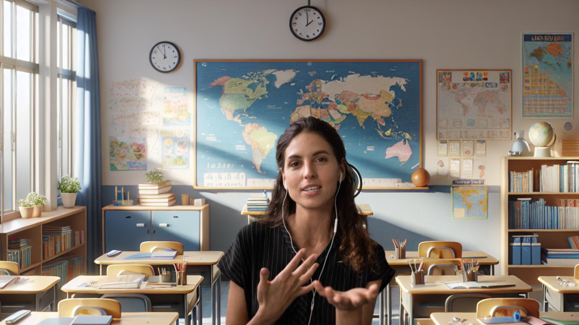 Virtual School Background for Meetings Zoom Background Virtual Office ...