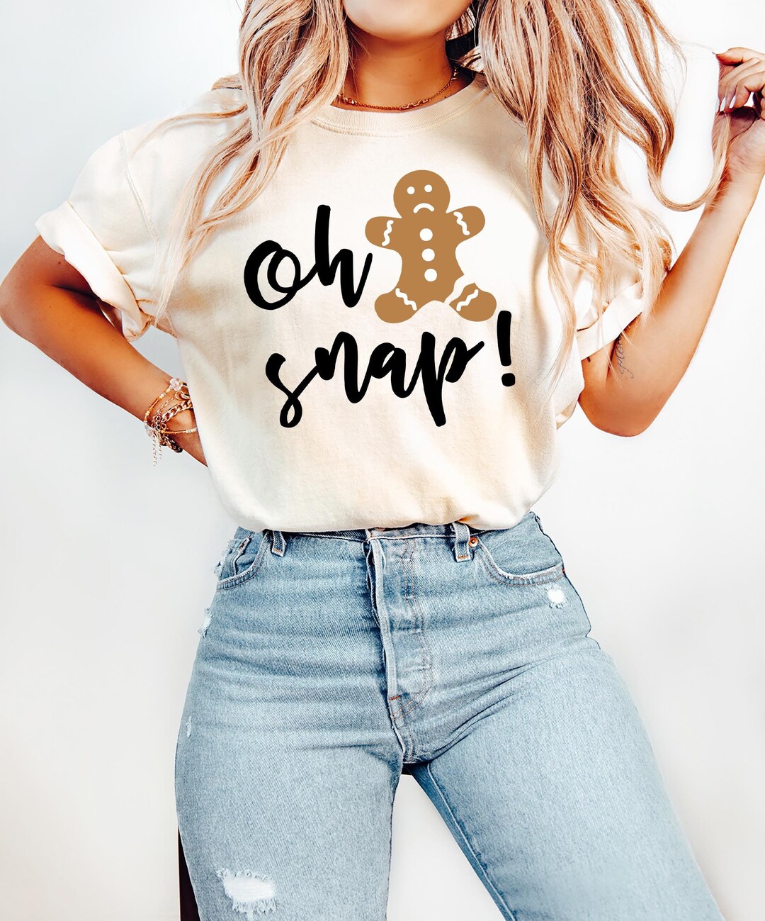 Oh Snap Gingerbread Sweatshirt, Christmas Shirt, Christmas Cookie T ...