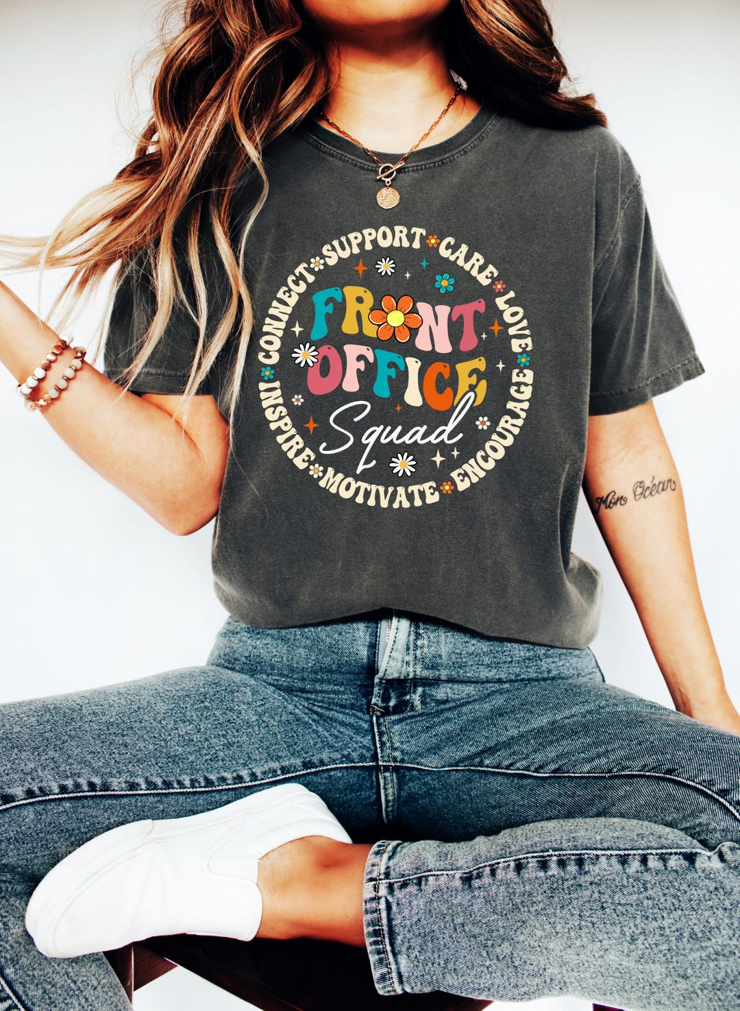 Front Office Squad Shirt, Support Staff Tee, School Secretary T-shirt ...
